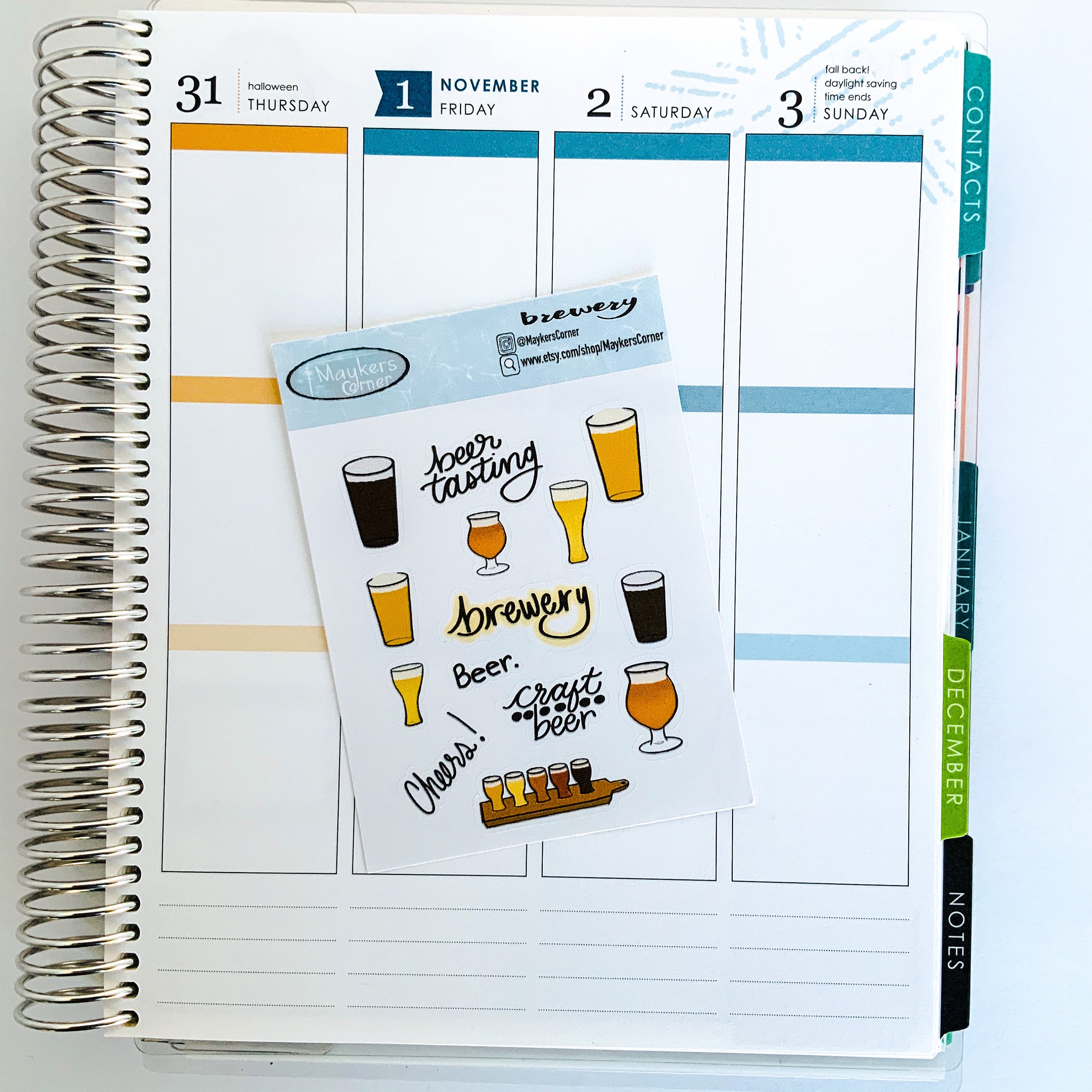 Brewery Stickers Beer Stickers Beer Stickers for Planner - Etsy