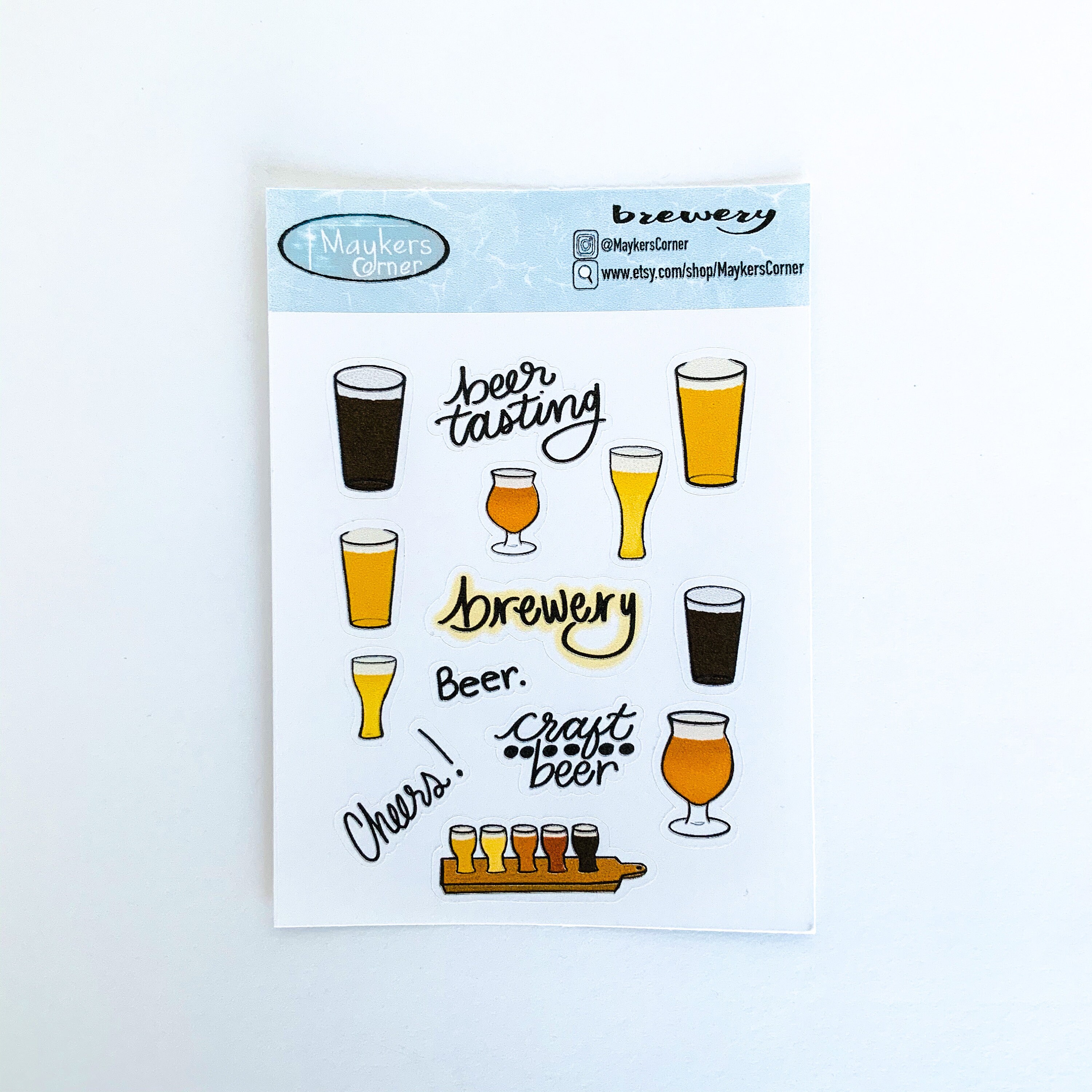 Brewery stickers beer stickers beer stickers for planner | Etsy
