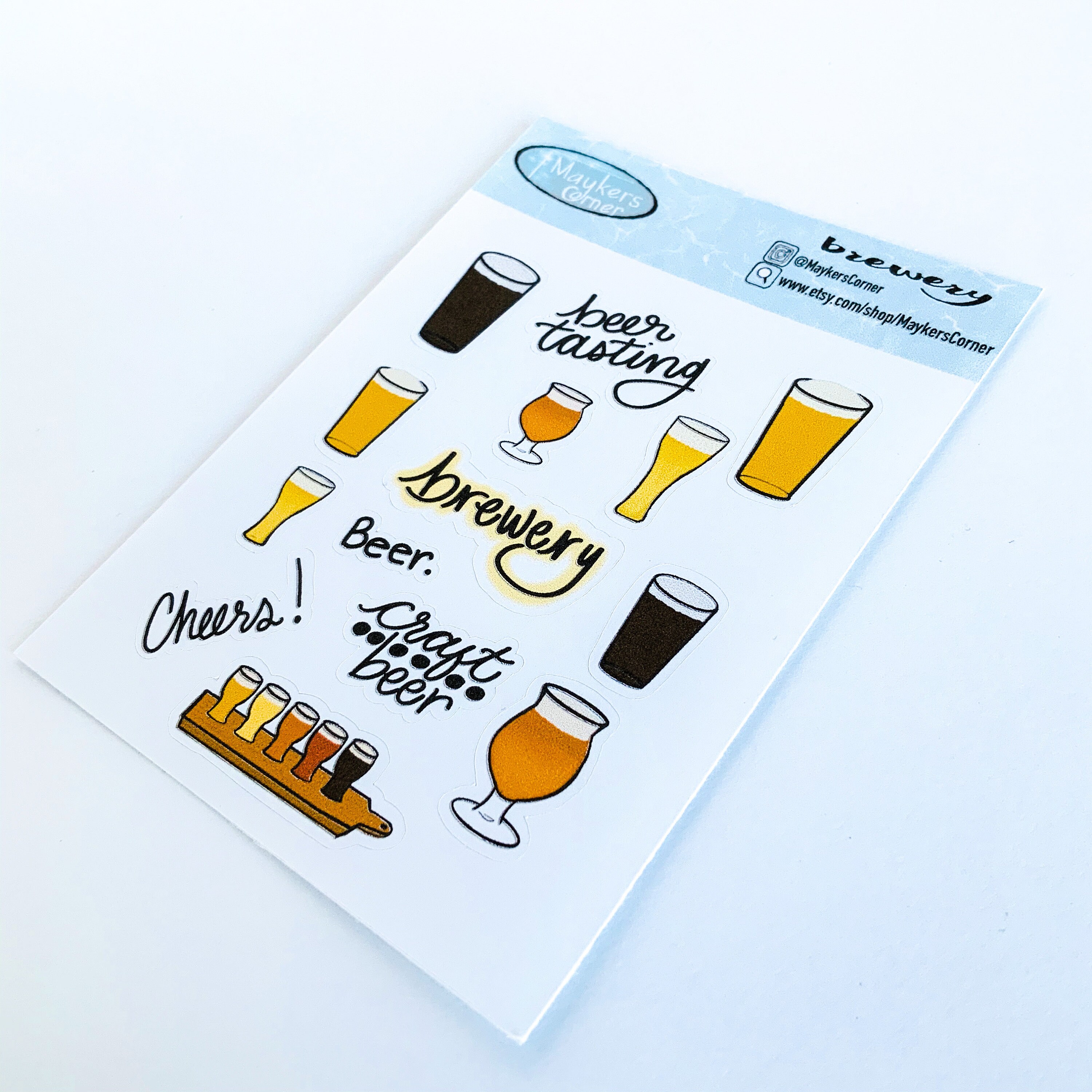 Brewery Stickers Beer Stickers Beer Stickers for Planner - Etsy