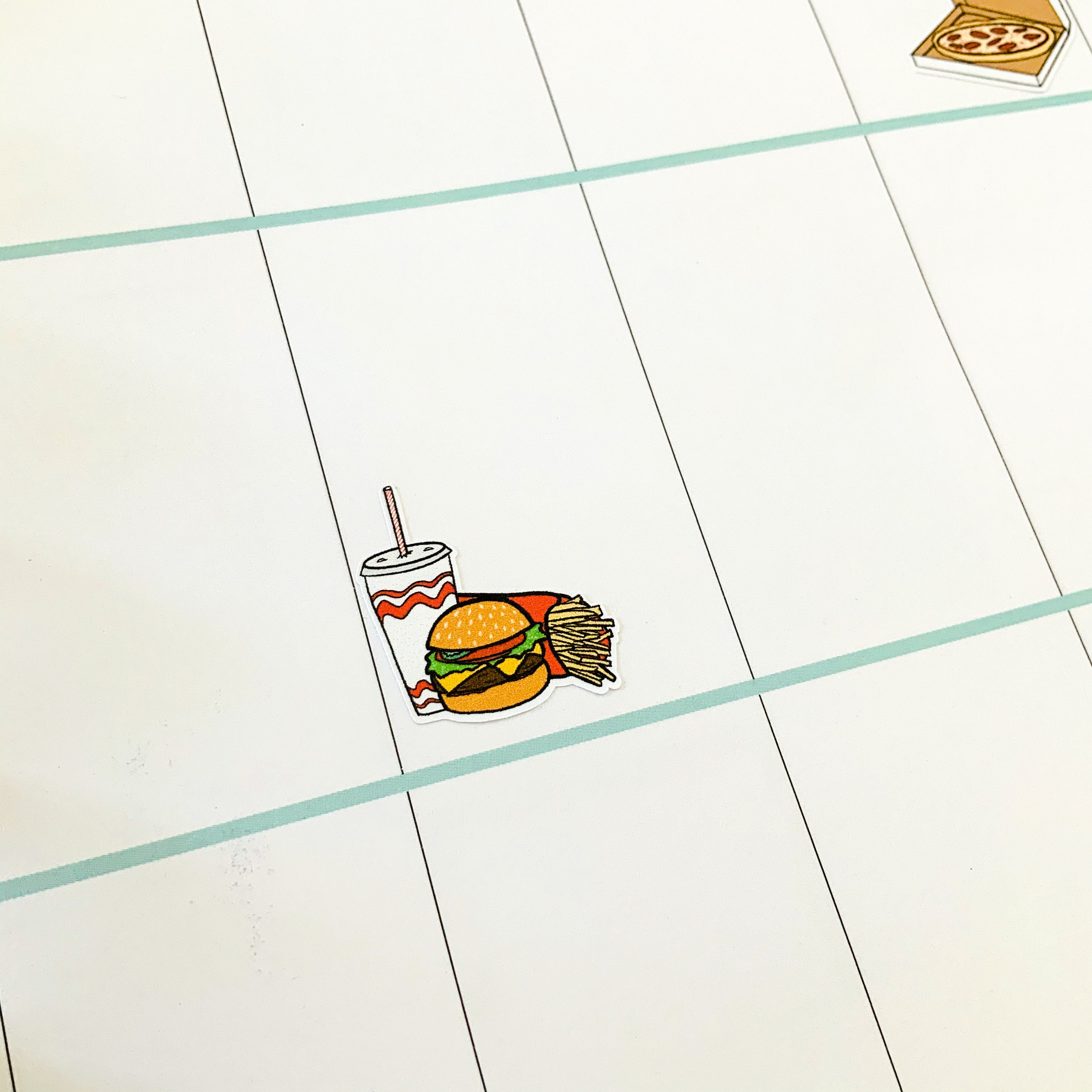Fast Food Deco Stickers Fast Food Stickers Takeout Stickers - Etsy