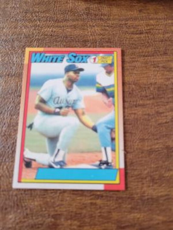 Memorabilia 1990 Topps #414 Frank Thomas Rookie Card Collectibles etna ...
