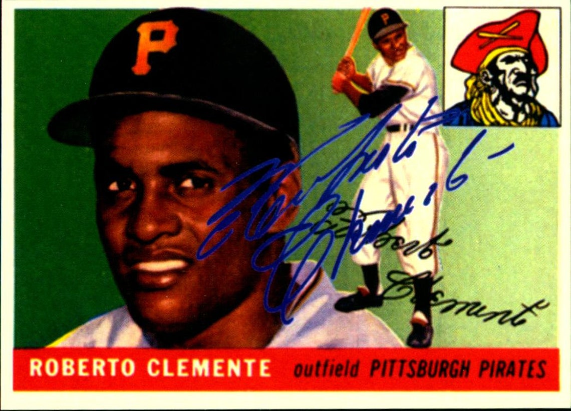 Roberto Clemente 1954 Topps 164 Rookie Reprint Card With - Etsy
