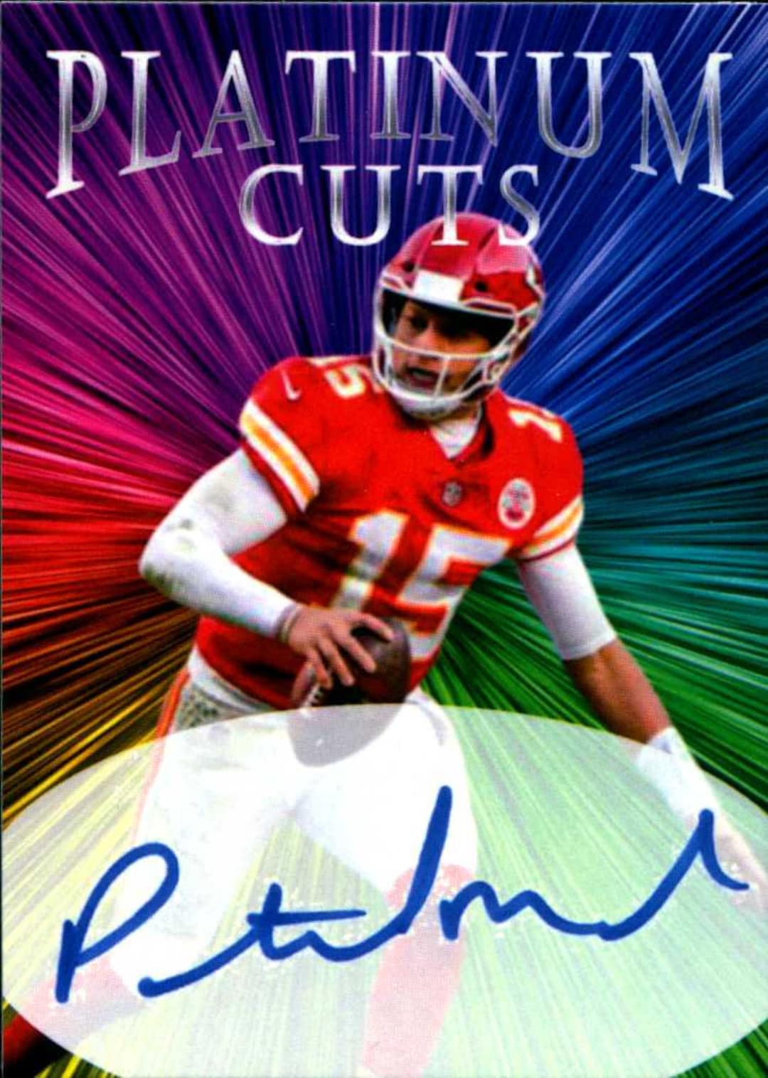 Patrick Mahomes Platinum Cuts Facs Auto 1/1000 Kansas City - Etsy
