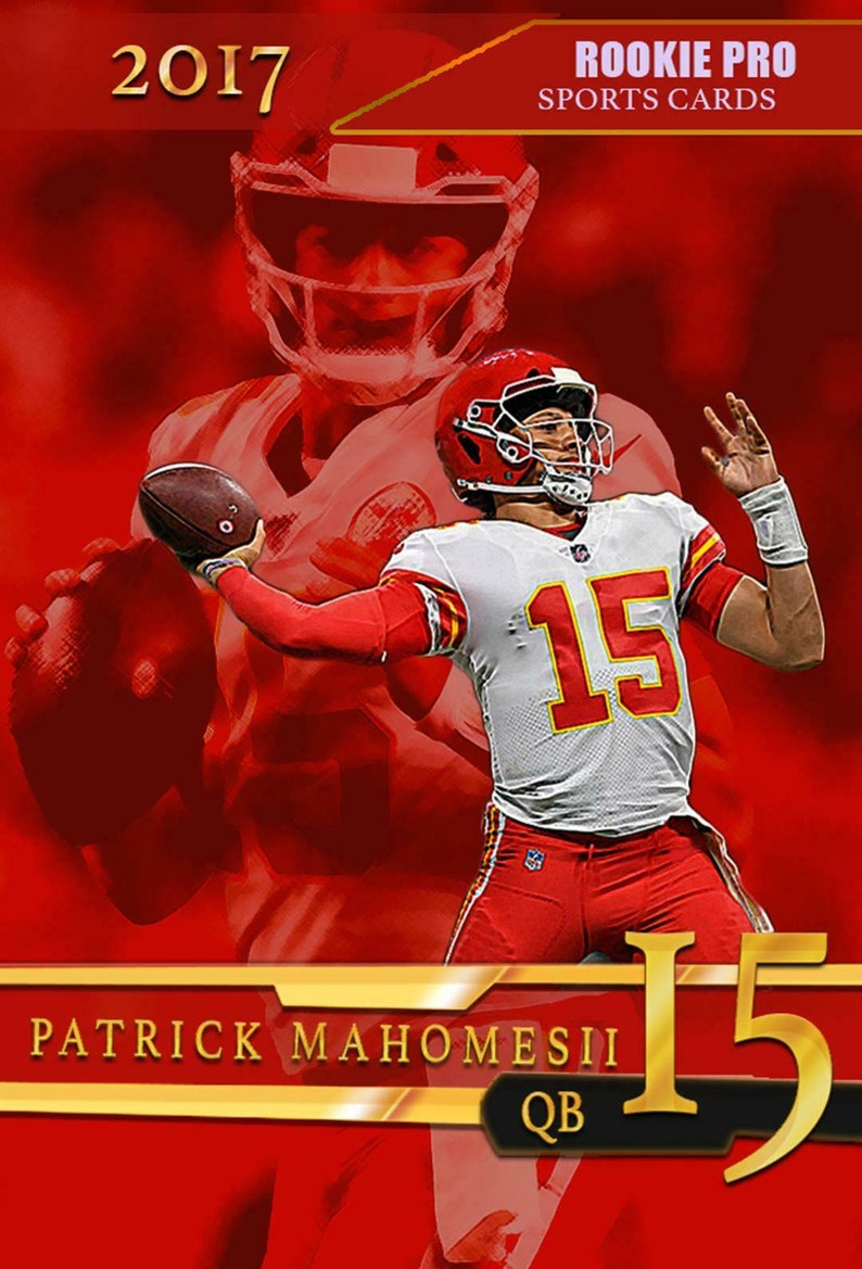 Patrick Mahomes 2017 Rookie Pro Sportscards rookie card Kansas | Etsy