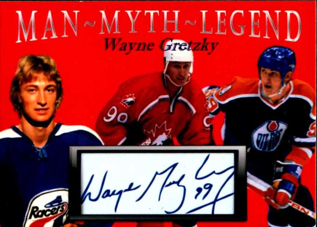 Wayne Gretzky Iconic Ink facsimile auto autograph Edmonton Oilers only ...