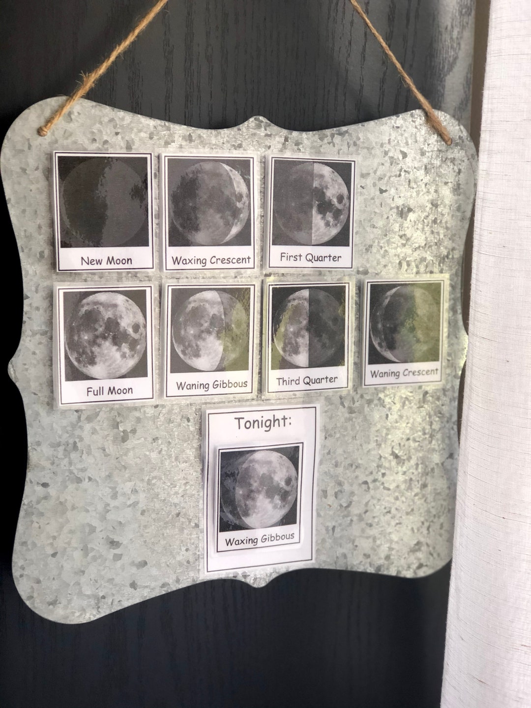 Moon Phase Cards - Etsy