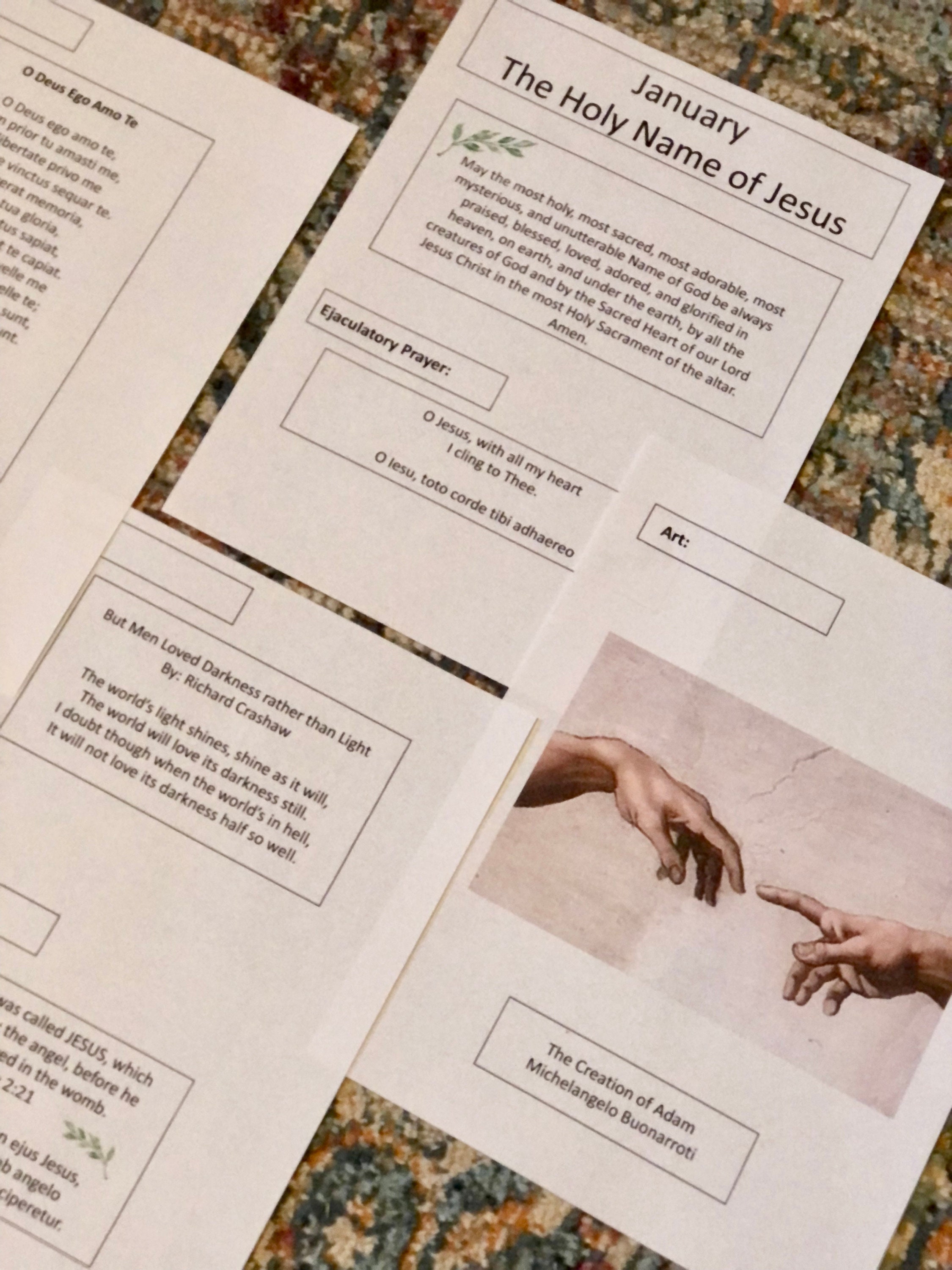 January Monthly Liturgical Board - Etsy