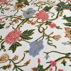 Masterpiece Hand Embroidered Bedspread One-of-a-kind Decorative ...