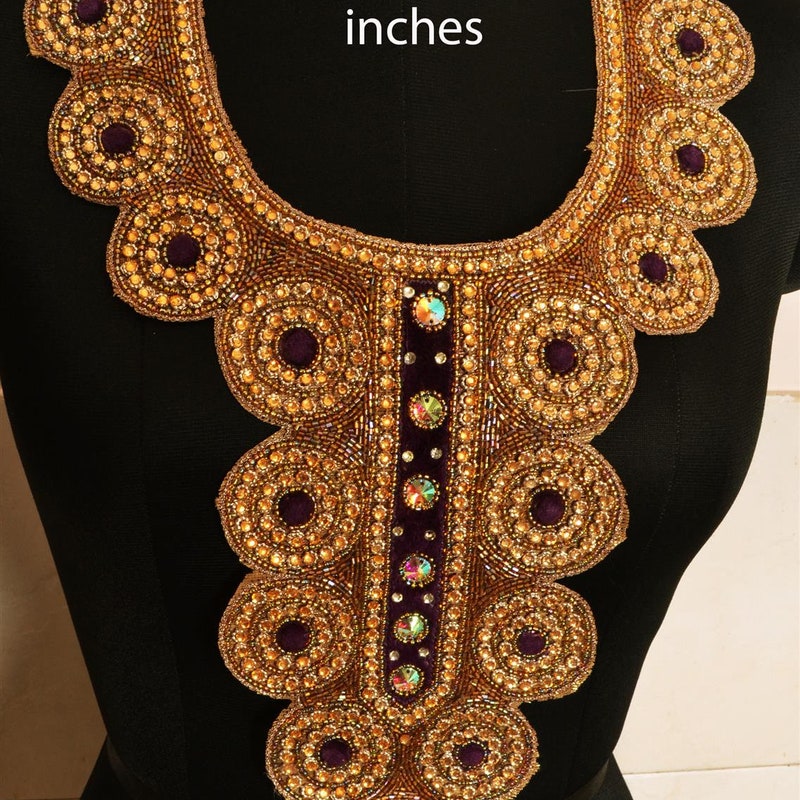 Neckline Applique - Etsy