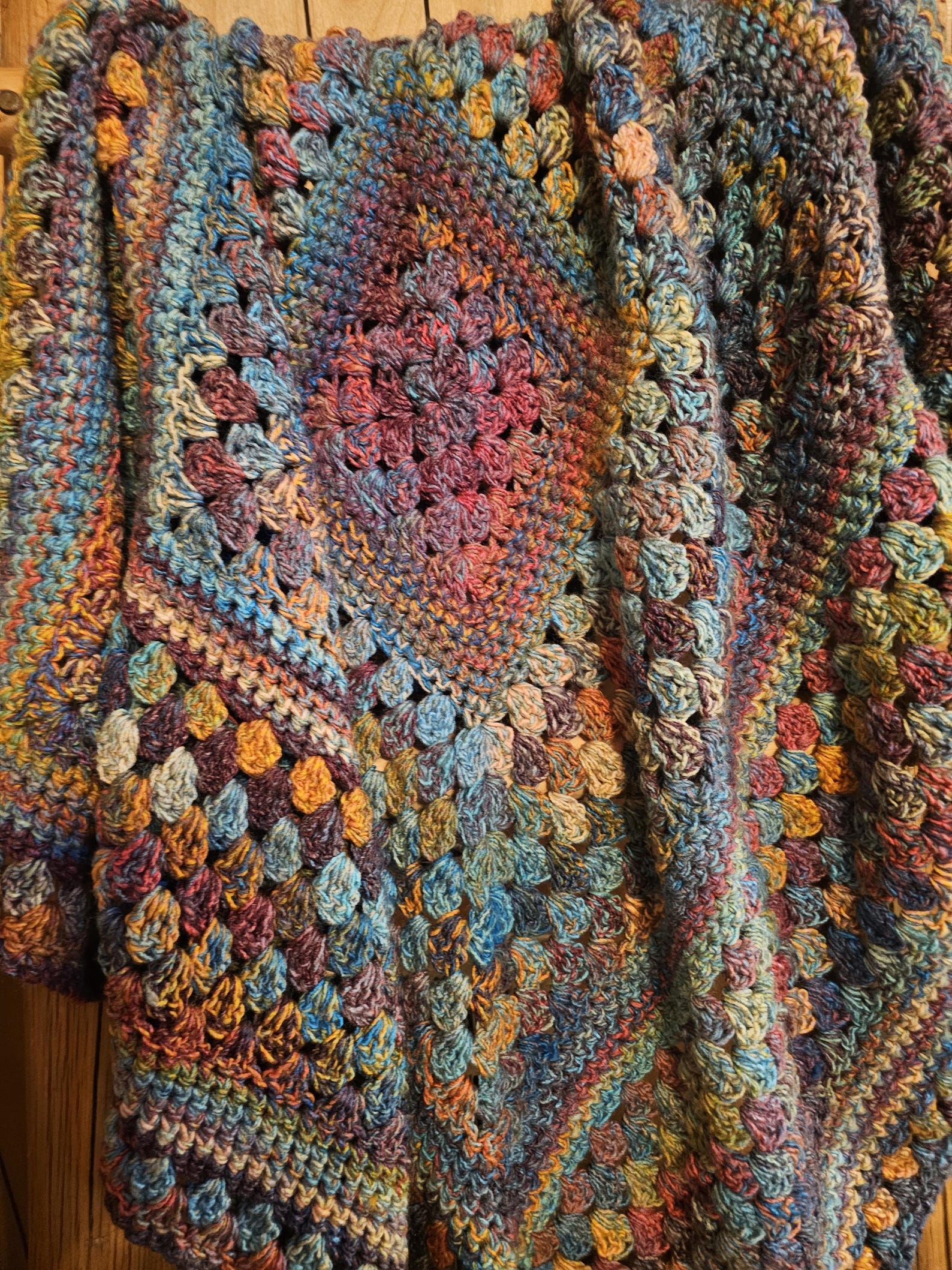 Multi Color Crochet Afghan - Etsy