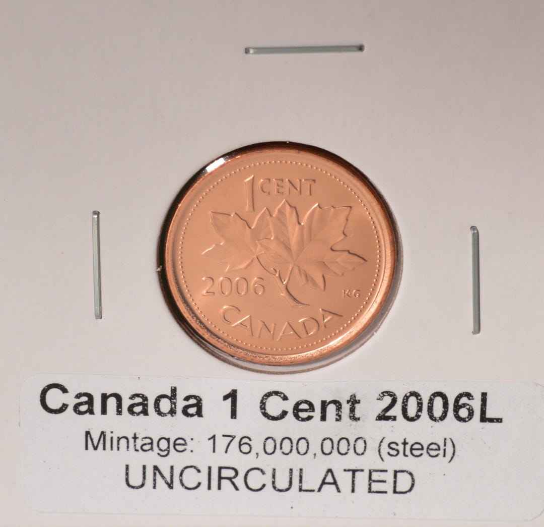2006 LOGO Canada Penny (magnetic) - UNCIRCULATED - Etsy