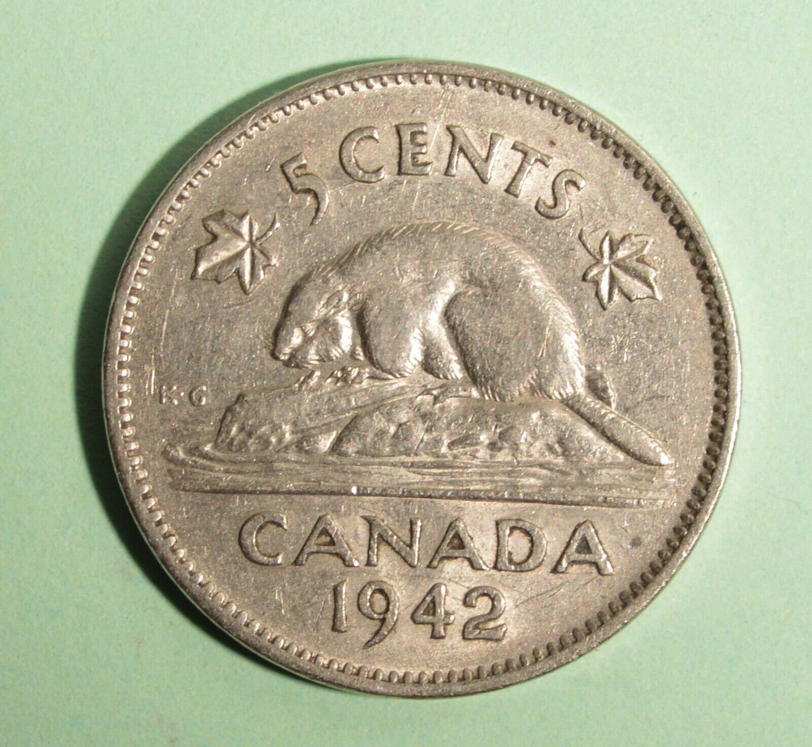 1942 Canada 5 Cent Nickel Circulated Nice Coin Album - Etsy
