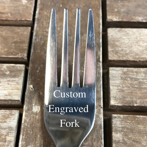 Custom Engraved Fork Personalized Serving Fork Home Decor - Etsy