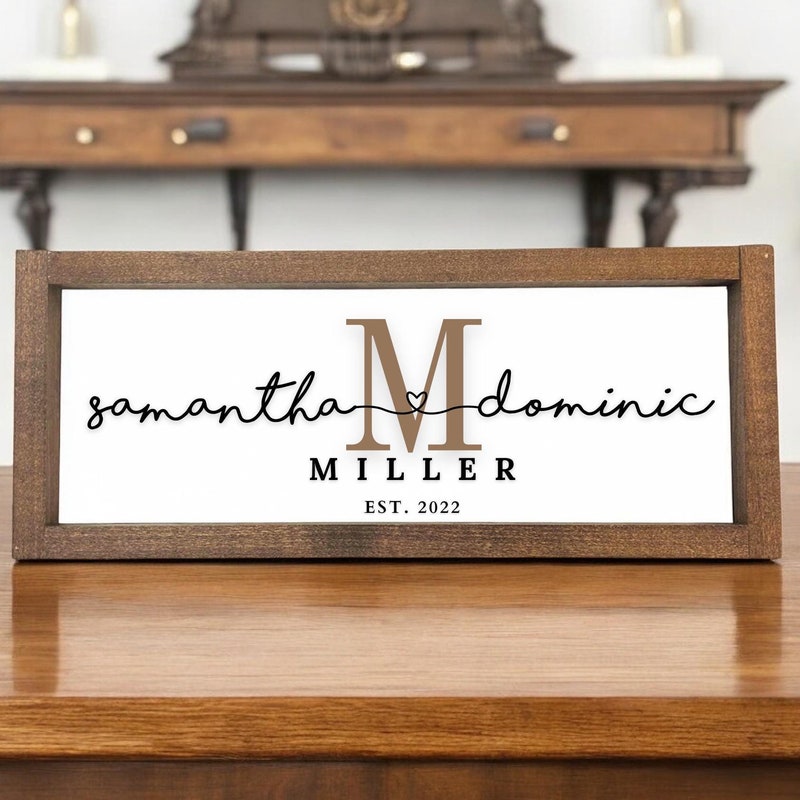 Last Name Monogram - Etsy