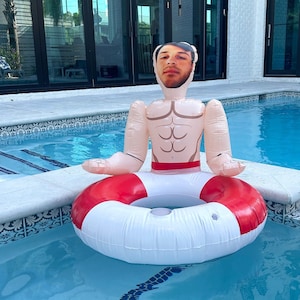 Custom Groom Blow-up Doll - Bachelorette Party Favor, Poolside Fun ...