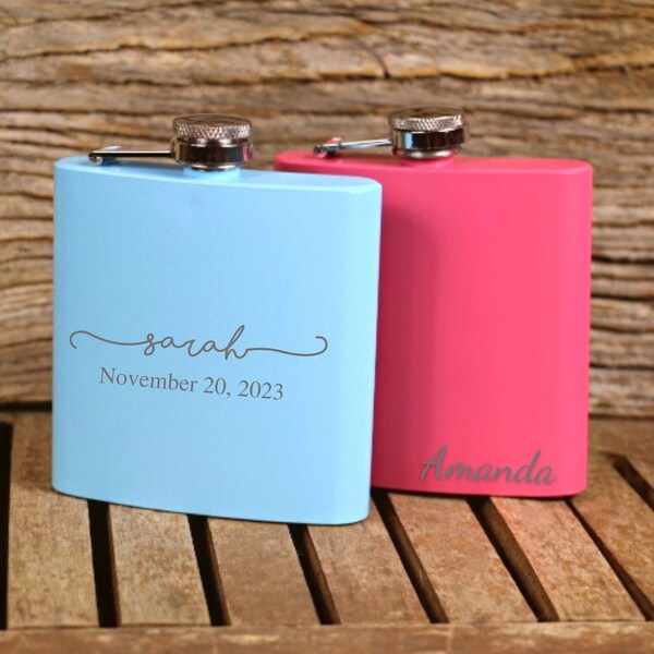 Bridesmaids Flask - Etsy