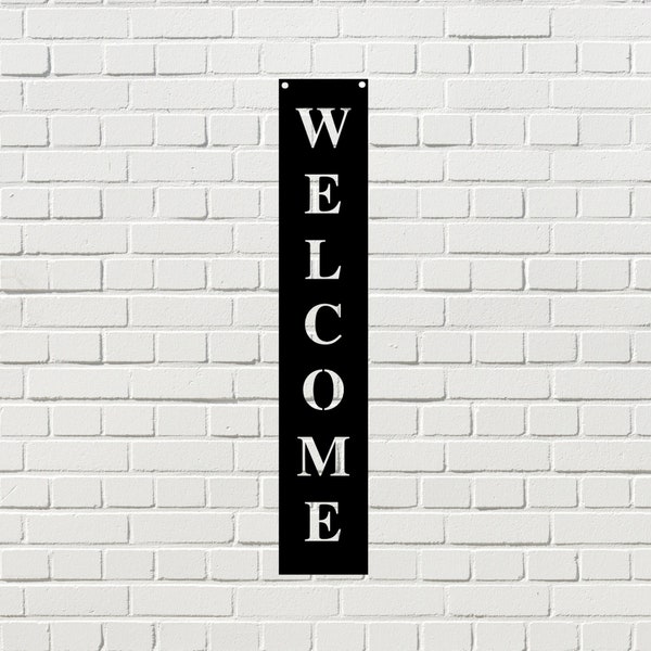 Steel Welcome Sign - Etsy