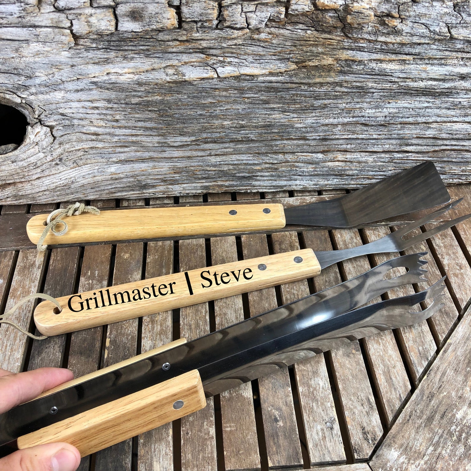 Personalized BBQ Grill Tool Set BBQ Set Bbq Tools Custom | Etsy