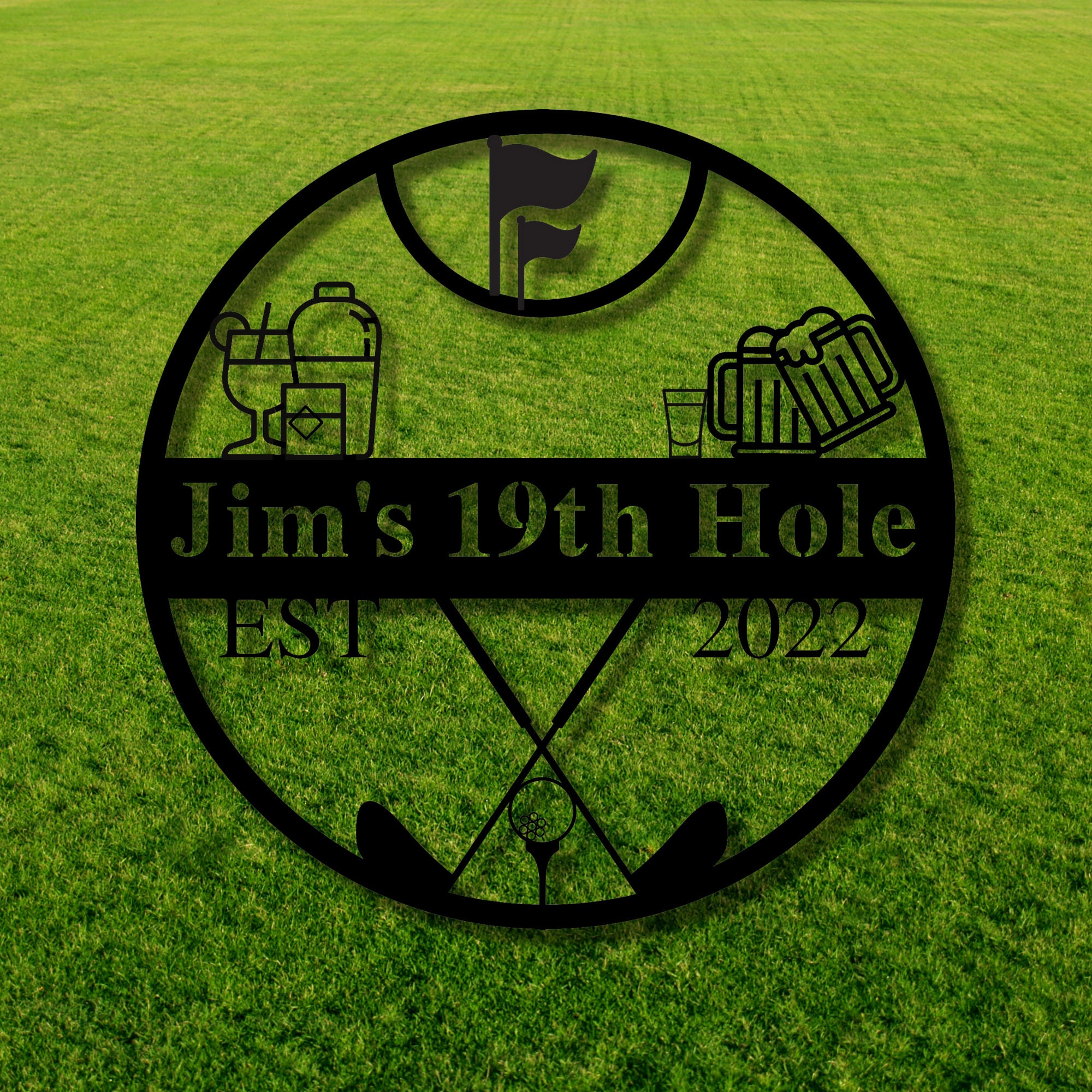 Custom Golf Sign Personalized Golf Sign Gift Sign for Dad - Etsy