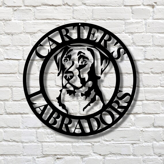 Custom Metal Dog Sign Dog Name Metal Sign Personalized Pet | Etsy