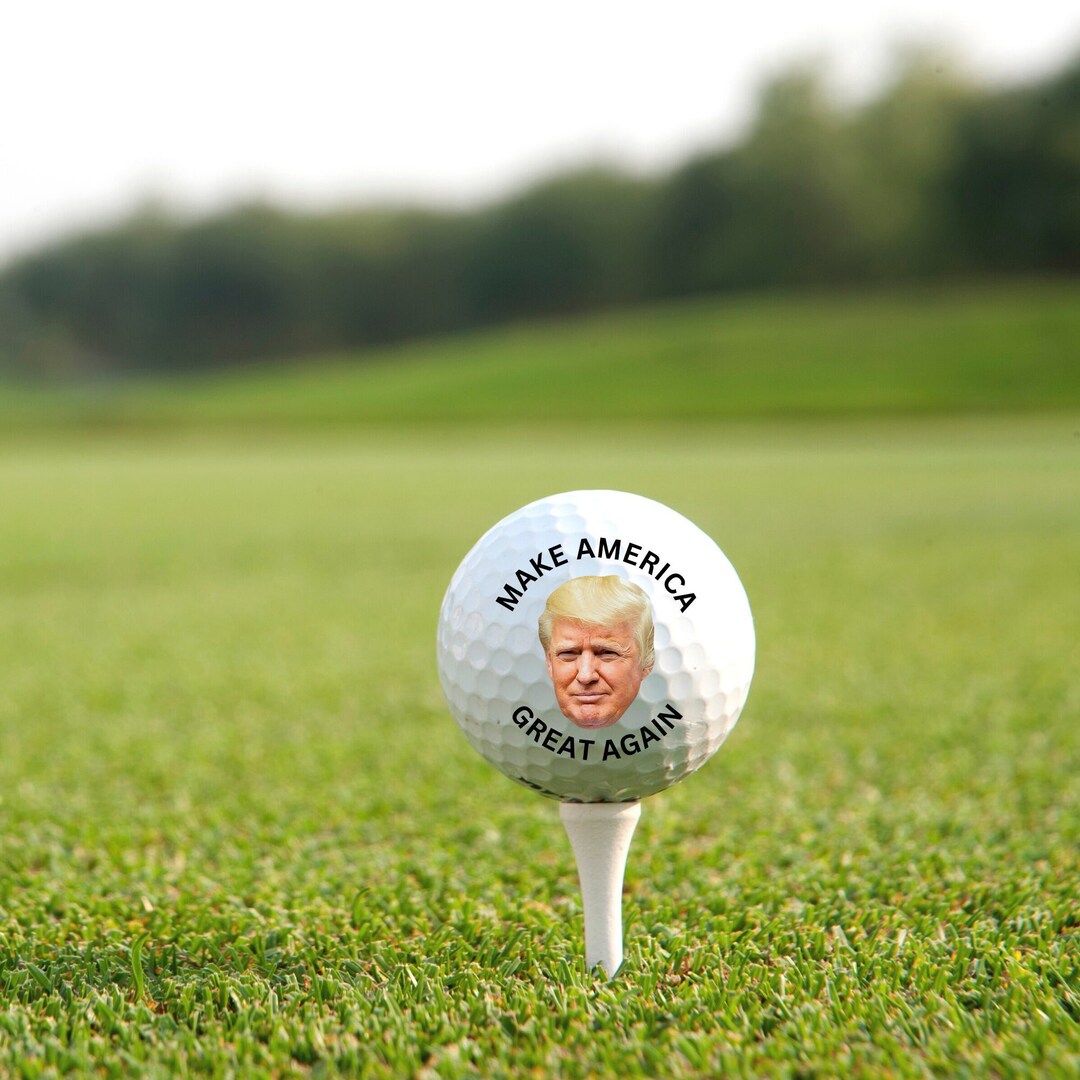 Trump Golf Ball, Custom Trump Golf Ball, Personalized Trump Golf Ball ...