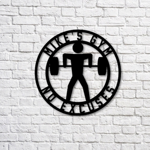 Personalized Home Gym Signs for Workout Room Personalized - Etsy