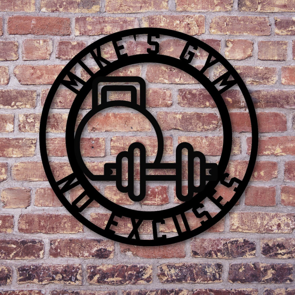 Personalized Home Gym Signs for Workout Room Personalized - Etsy