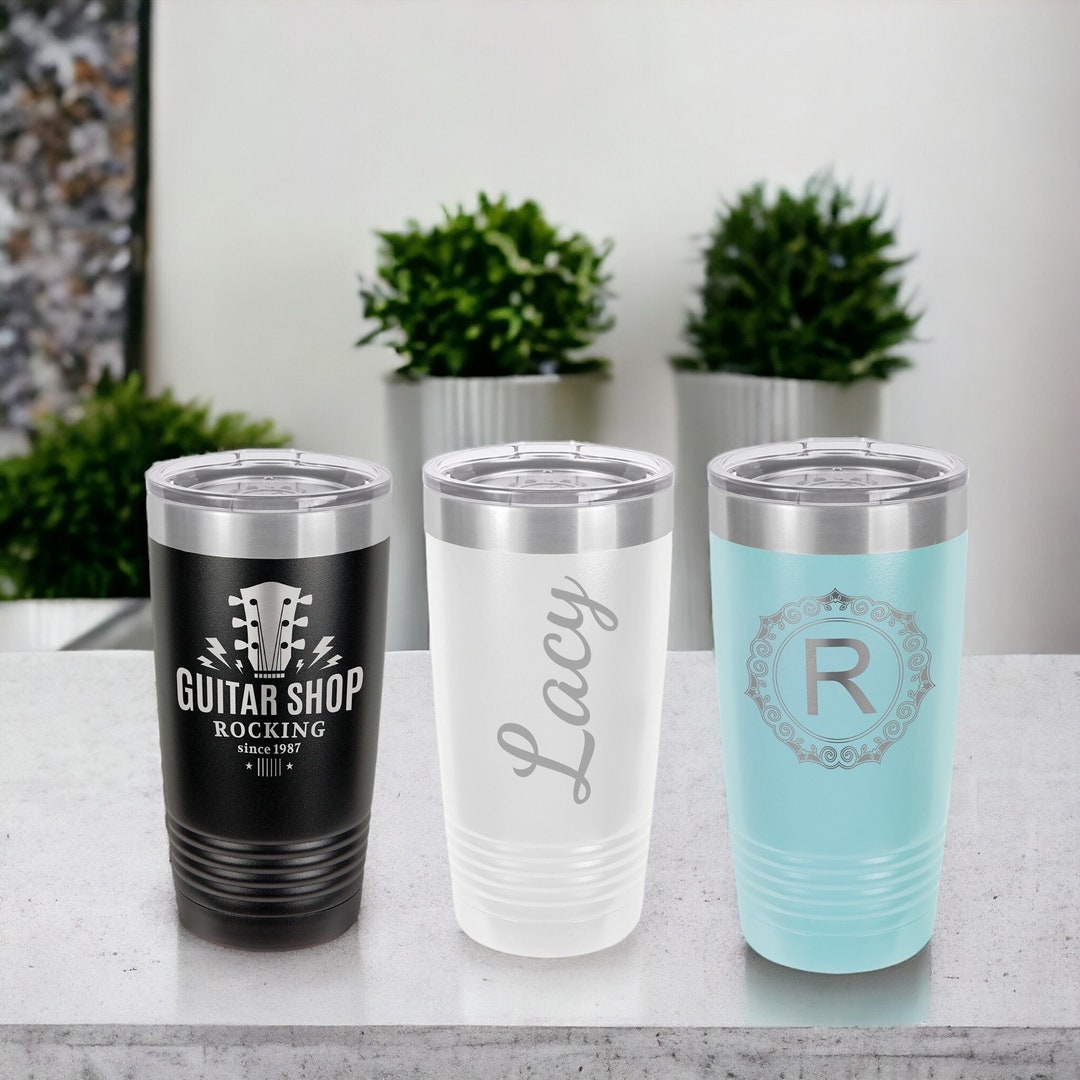 Personalized Insulated Stainless Steel Tumbler, Custom Engraved Tumbler ...