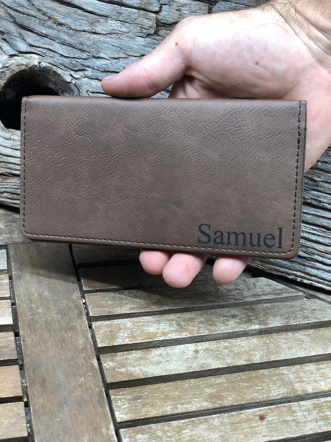 Checkbook Cover, Checkbook Holder, Checkbook Wallet, Leather Checkbook ...