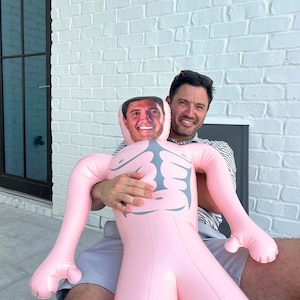 Custom Groom Blow-up Doll - Bachelorette Party Favor, Poolside Fun ...