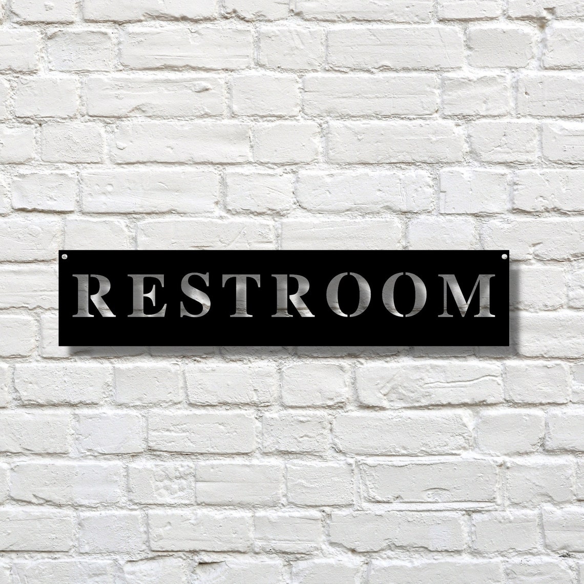 Restroom Sign, Custom Restroom Sign, Business Sign, Personalized ...