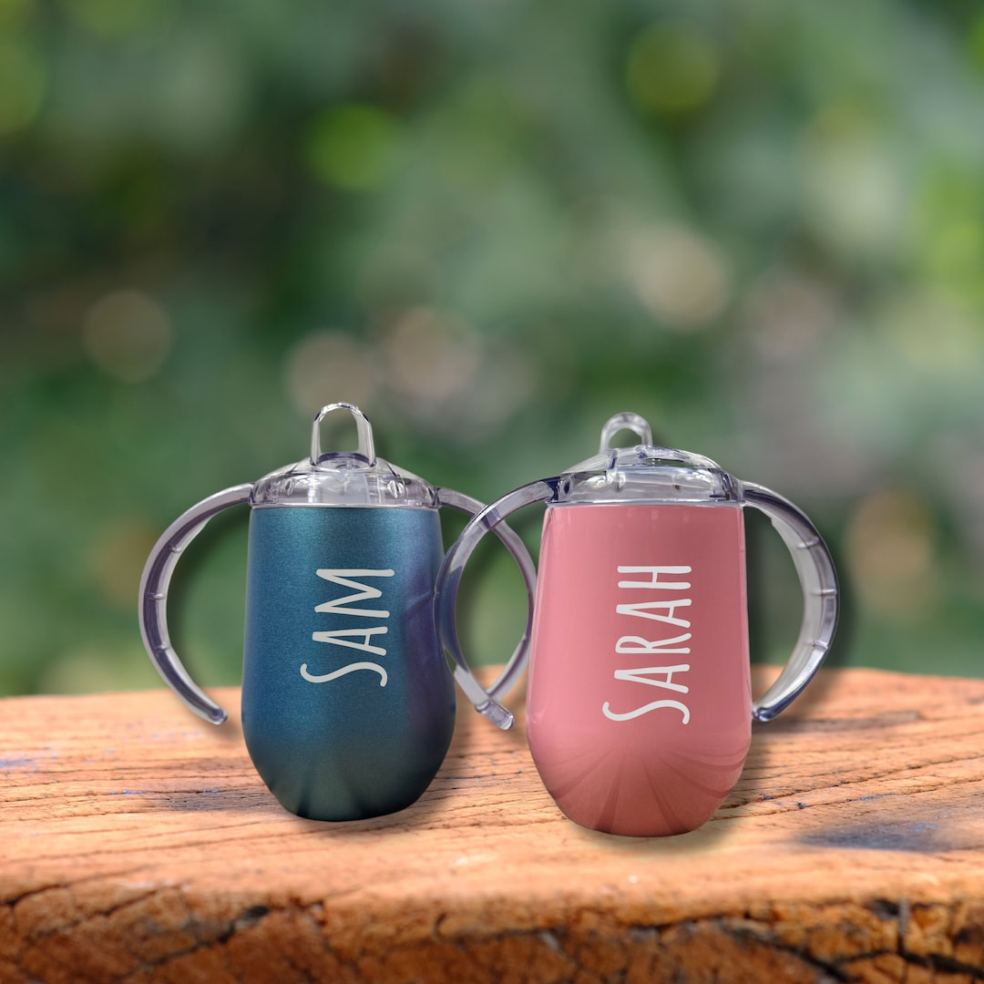 Personalized Sippy Cup, Stainless Steel Toddler Cup, Birthday Gift, Kid ...