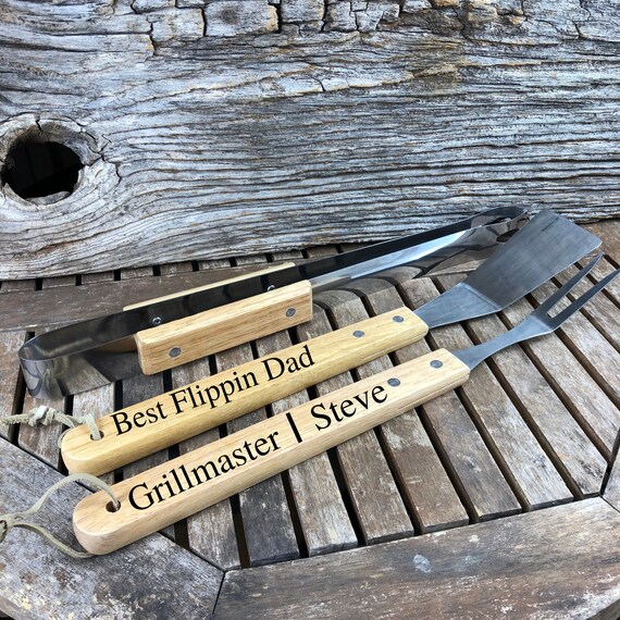 Personalized BBQ Grill Tool Set BBQ Set Bbq Tools Custom | Etsy