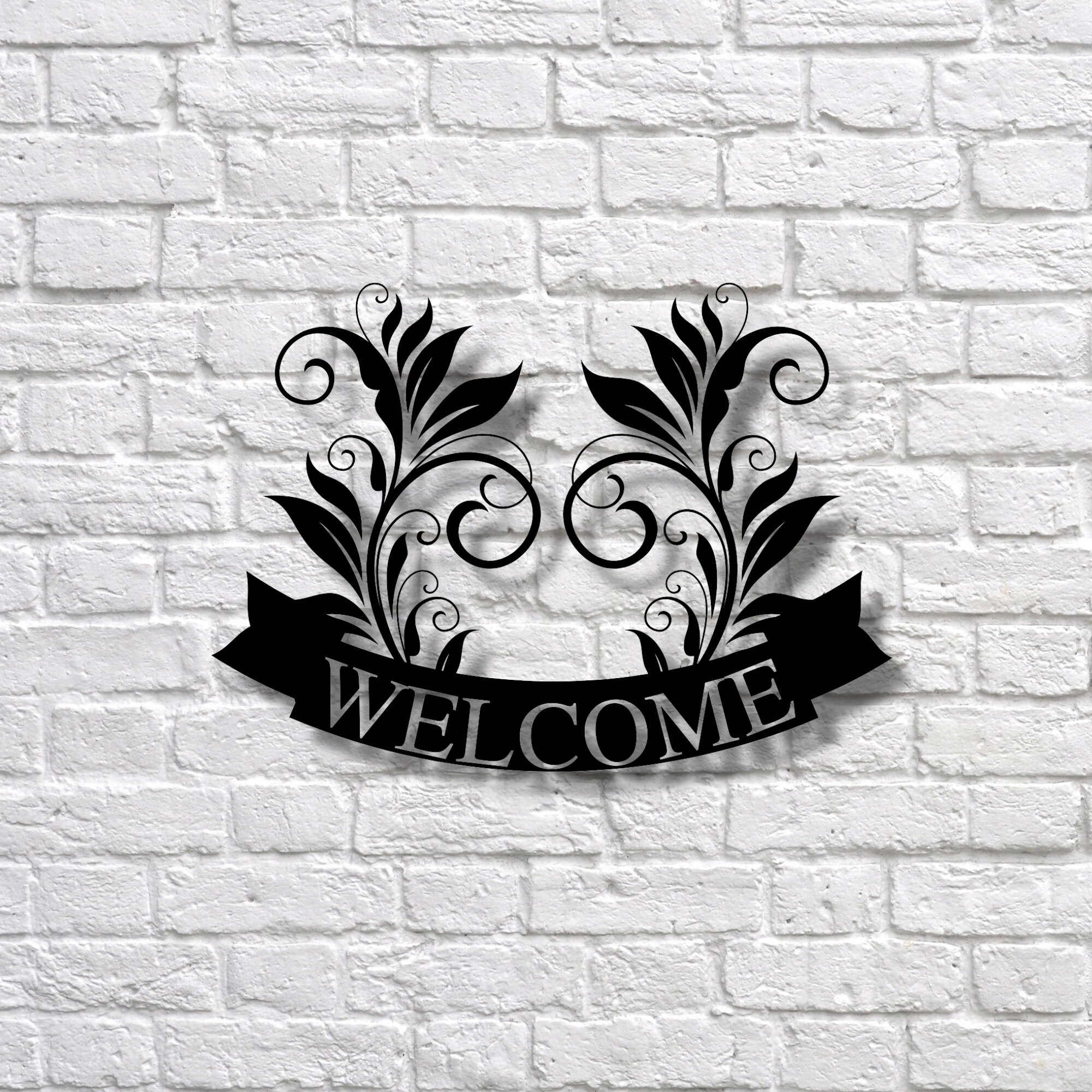 Custom Metal Welcome Sign, Front Porch Metal Sign, Personalized Welcome ...