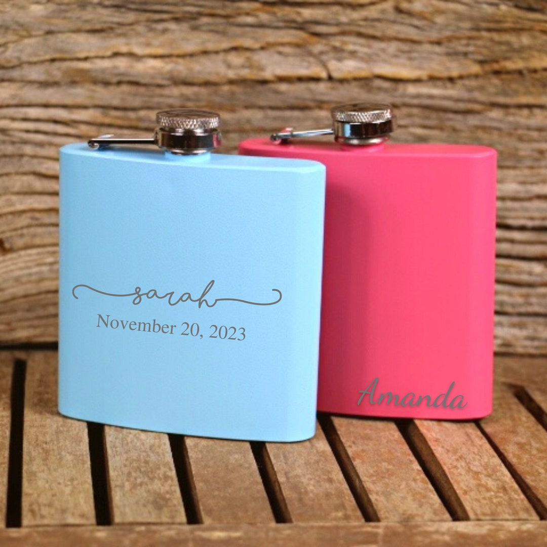 Personalized Women's Flask | Custom Women's Flask | Laser Engraved ...