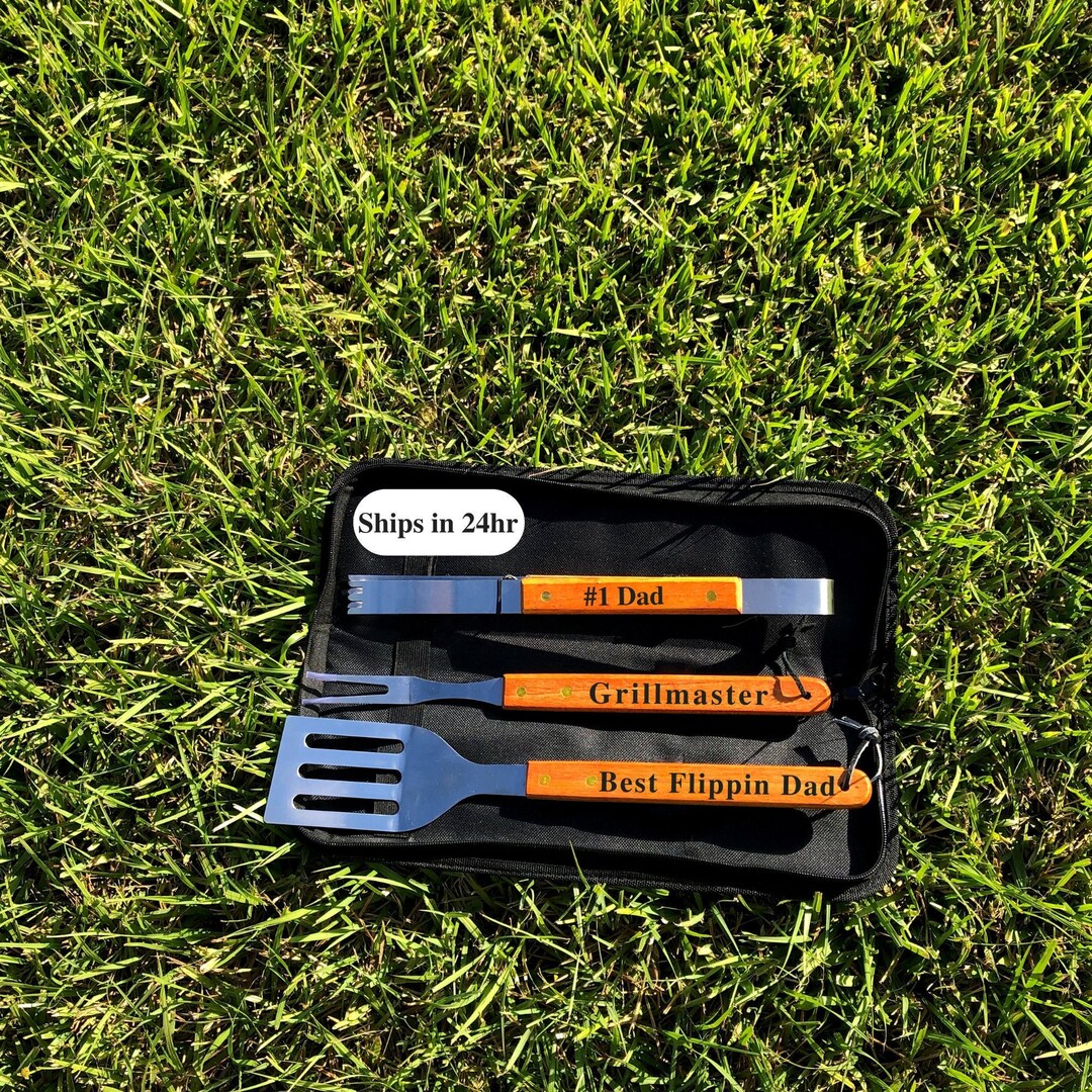Grill-master Set, BBQ Set, BBQ Set for Husband, Bbq Set for Dad, Gift ...