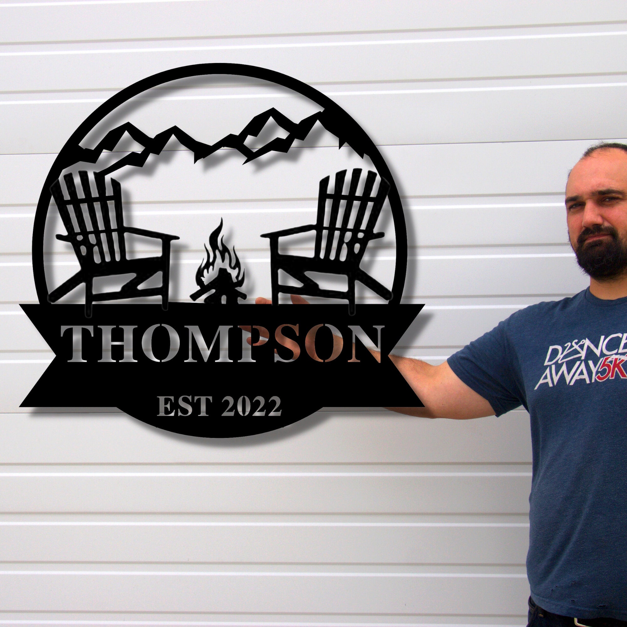 Metal Outdoor Sign Custom Campfire Sign Camper Decor - Etsy