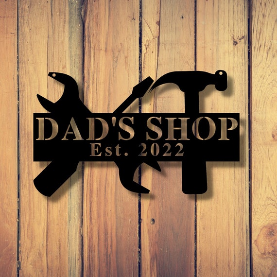 Custom Workshop Man Cave Sign Handyman Sign Man Cave Metal - Etsy