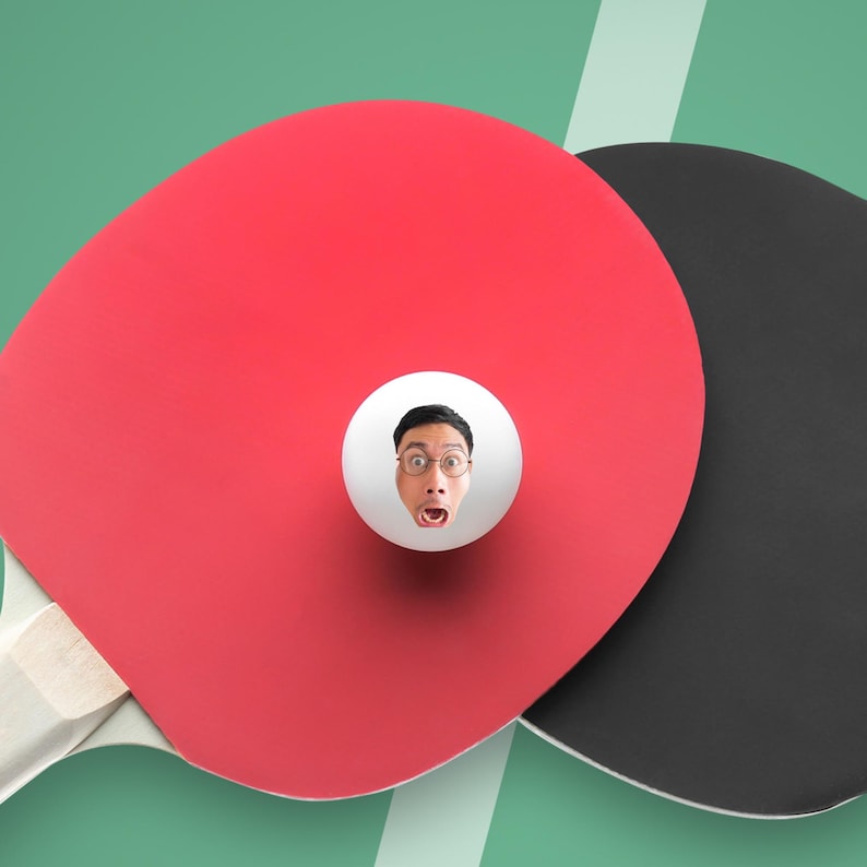 Custom Ping Pong Balls With Face, Personalized Photo Ping Pong Balls ...