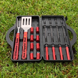 Grill-master Set BBQ Set BBQ Set for Husband bbq set for | Etsy