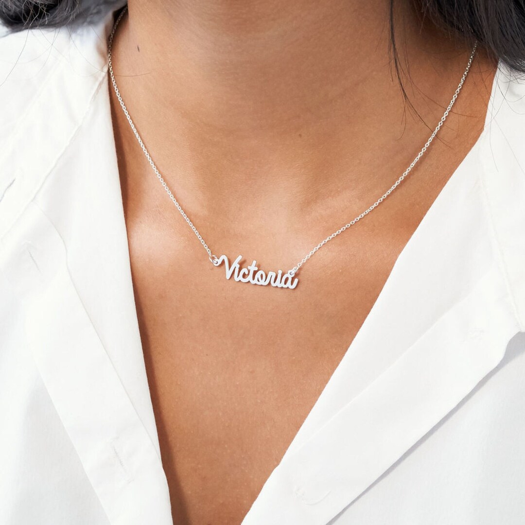 Personalized Signature Necklace, Custom Name Necklace, Signature Name ...