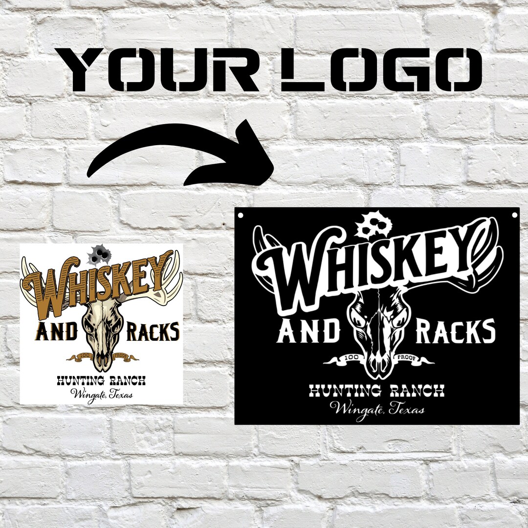 Custom Sign / Your Custom Text Metal Sign / Your Logo Here Sign / Metal ...