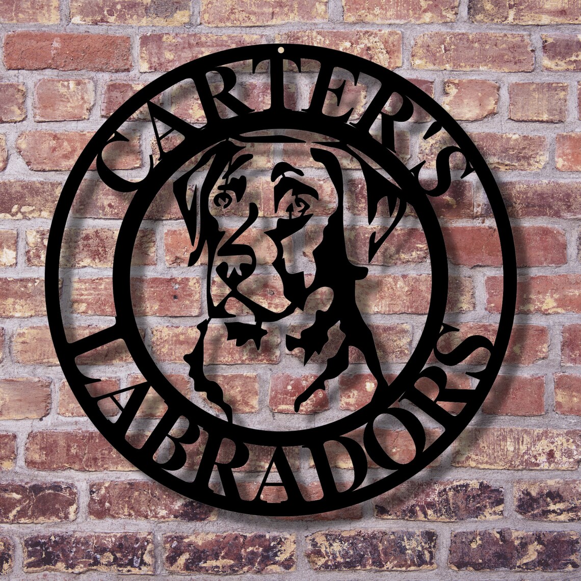 Custom Metal Dog Sign, Dog Name Metal Sign, Personalized Pet Name Sign ...