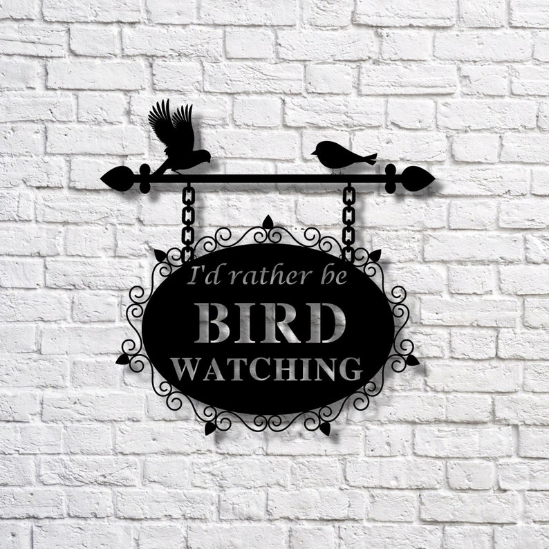 Custom Bird Watching Sign, Bird Watcher Gift Sign, Gift for Grandmaw ...