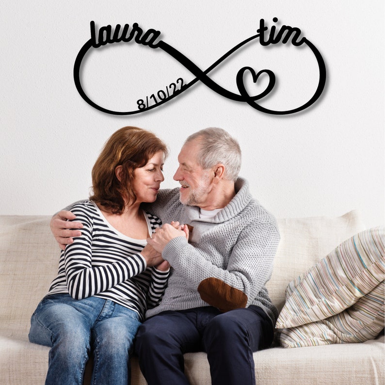 Personalized Infinity Metal Sign Metal Established Infinity - Etsy