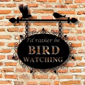Custom Bird Watching Sign, Bird Watcher Gift Sign, Gift for Grandmaw ...
