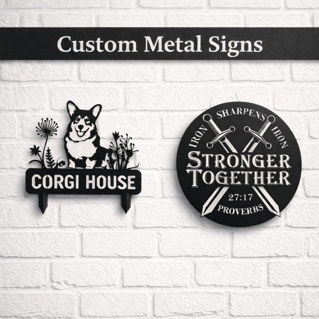 Custom Sign, Your Custom Text Metal Sign,your Logo Here Sign, Metal ...