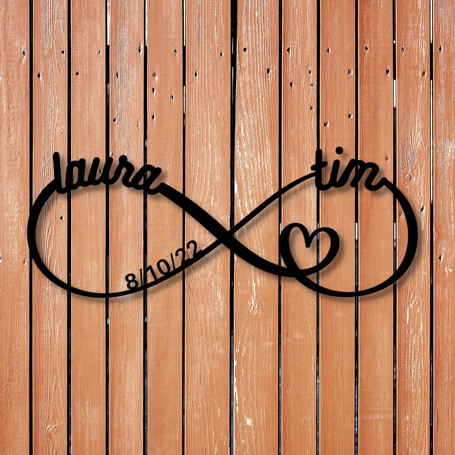 Personalized Infinity Metal Sign Metal Established Infinity - Etsy
