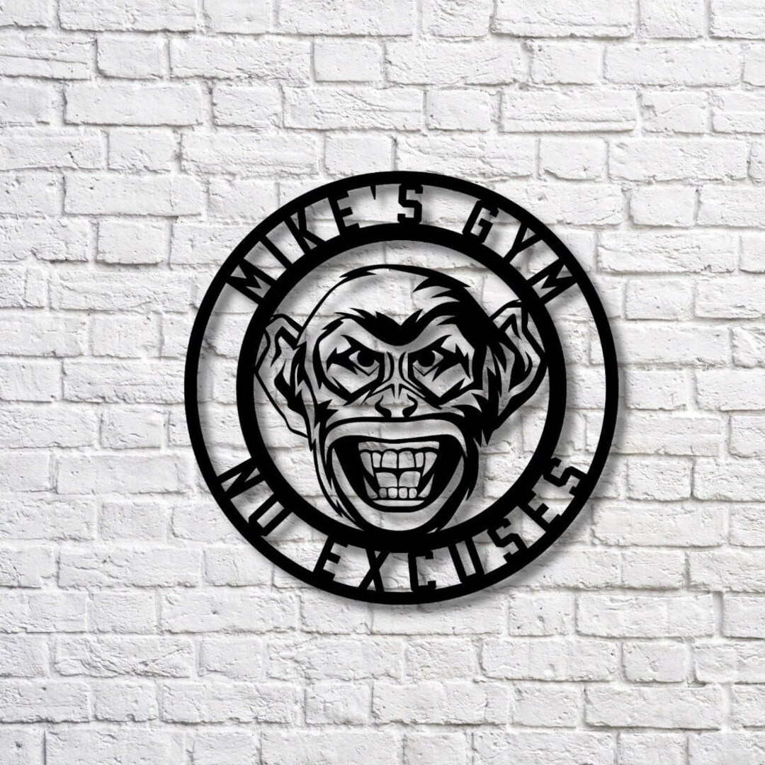 Gym Sign | Personalized Home Gym Sign | Custom Metal Gym Sign | Home ...