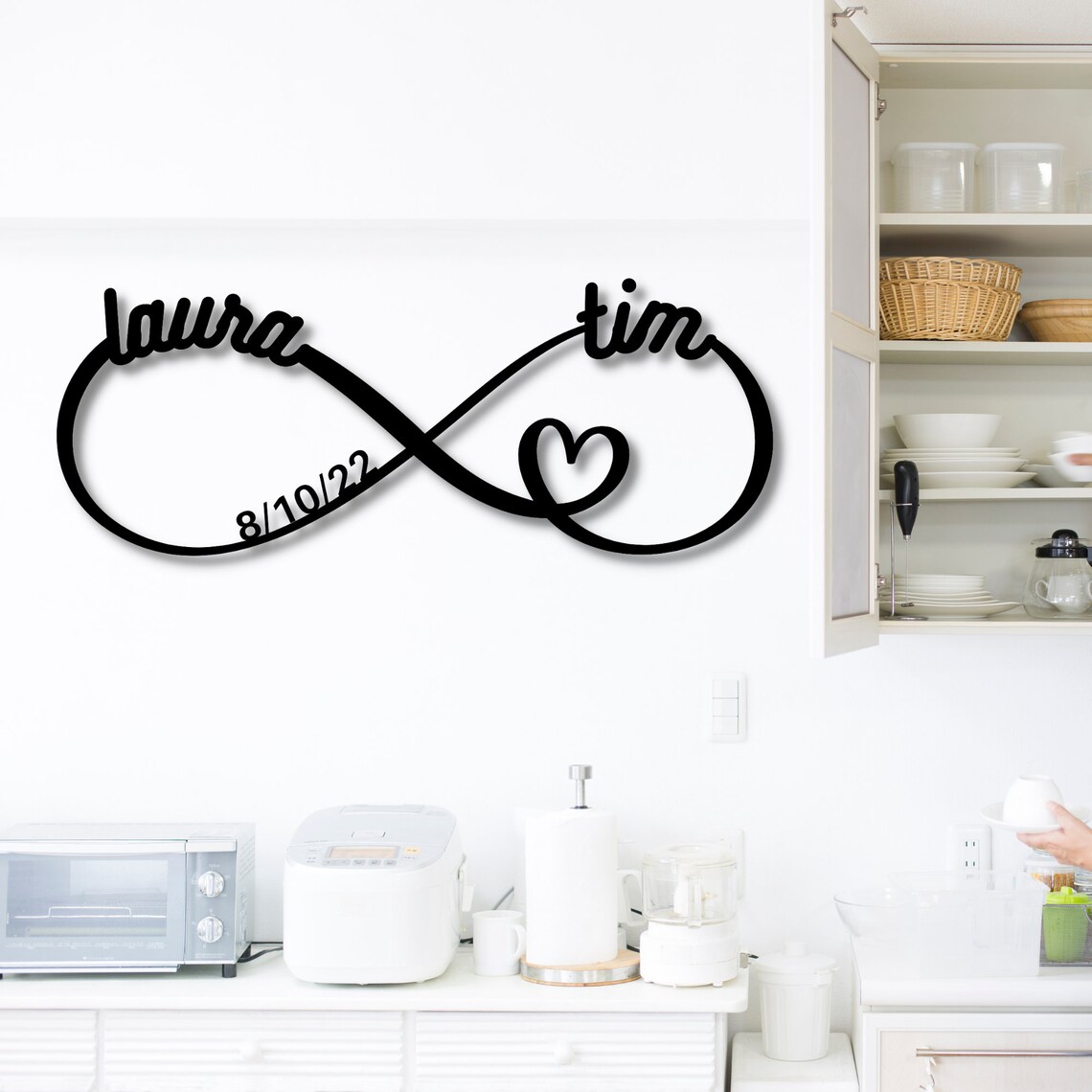 Personalized Infinity Metal Sign Metal Established Infinity - Etsy